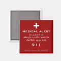 Medical Alert Magnet | Zazzle