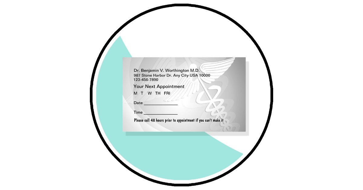 Medical Appointment Cards | Zazzle