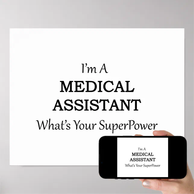 MEDICAL ASSISTANT POSTER | Zazzle