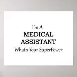 MEDICAL ASSISTANT POSTER | Zazzle