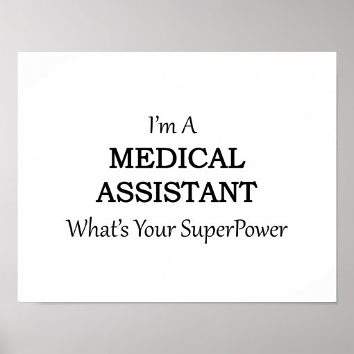 MEDICAL ASSISTANT POSTER | Zazzle