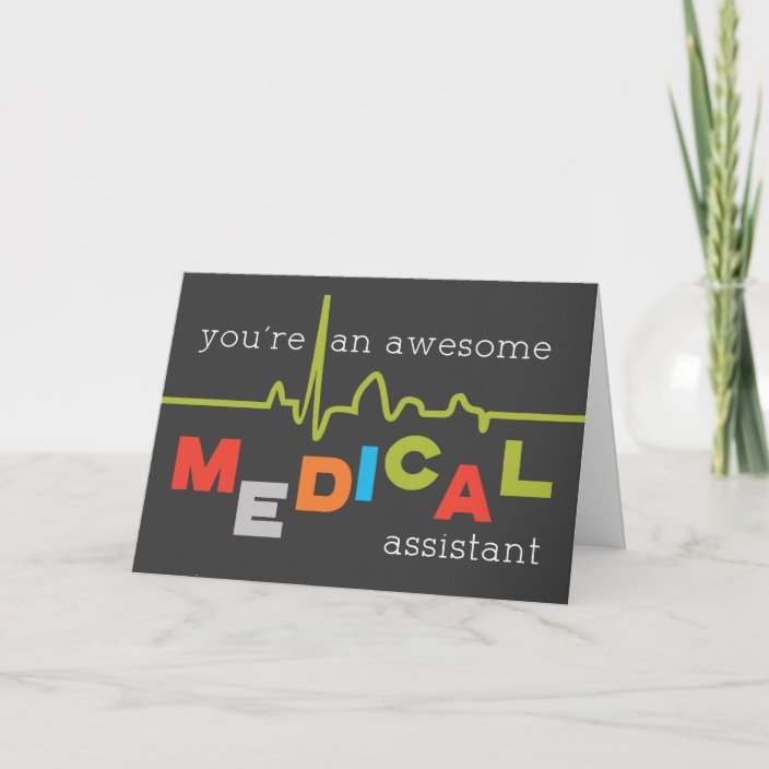Medical Assistants Recognition Week Awesome Thank You Card | Zazzle