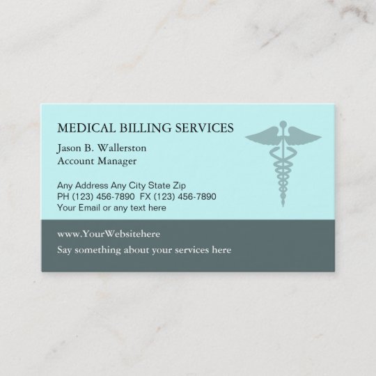 Medical Billing Business Cards | Zazzle.com