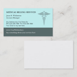 Medical Billing Business Cards | Zazzle