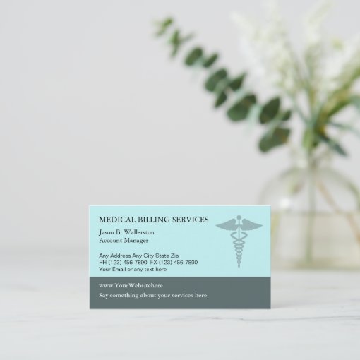 Medical Billing Business Cards | Zazzle