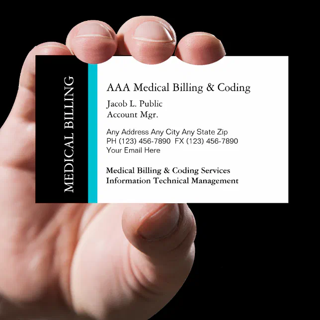 Medical Billing Coding Business Cards | Zazzle
