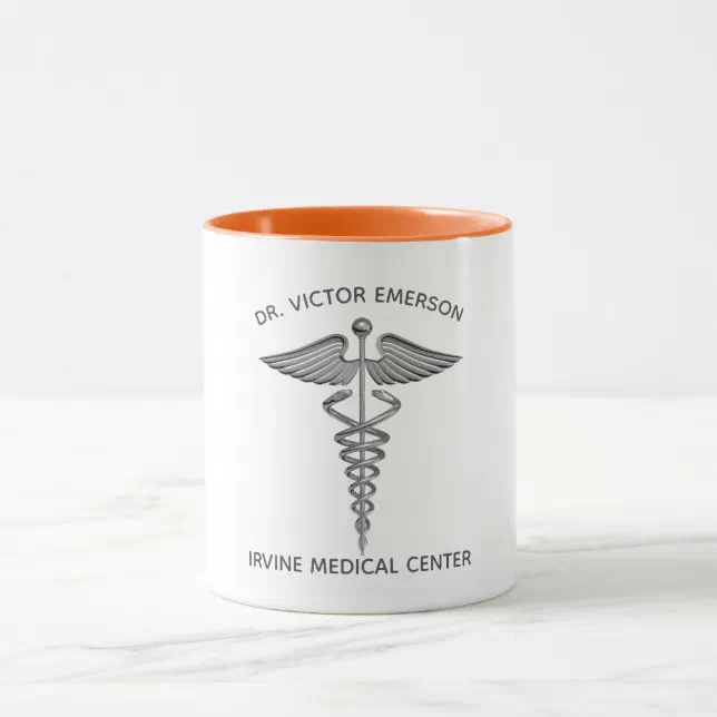 Medical Caduceus Symbol Personalized Mug | Zazzle