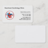 Medical Cardiology Clinic Cardiologist Business Card | Zazzle
