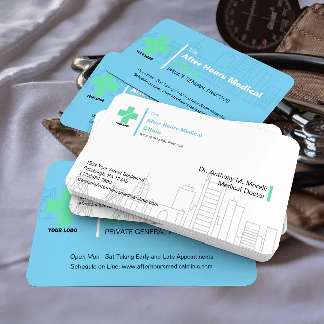 Medical Clinic Business Card | Zazzle