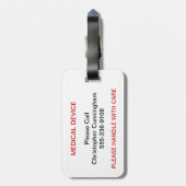 Medical Device Equipment Luggage Tag | Zazzle