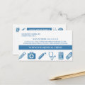 Medical Doctor Appointment Business Card Template | Zazzle