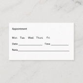 Medical Doctor Appointment Reminder Business Card | Zazzle
