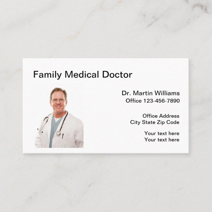 Medical Doctor Appointment Reminder Business Card | Zazzle