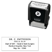 Medical Doctor Health Professional Personalized Self-inking Stamp | Zazzle