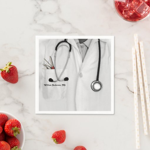 Medical Doctor Napkins | Zazzle