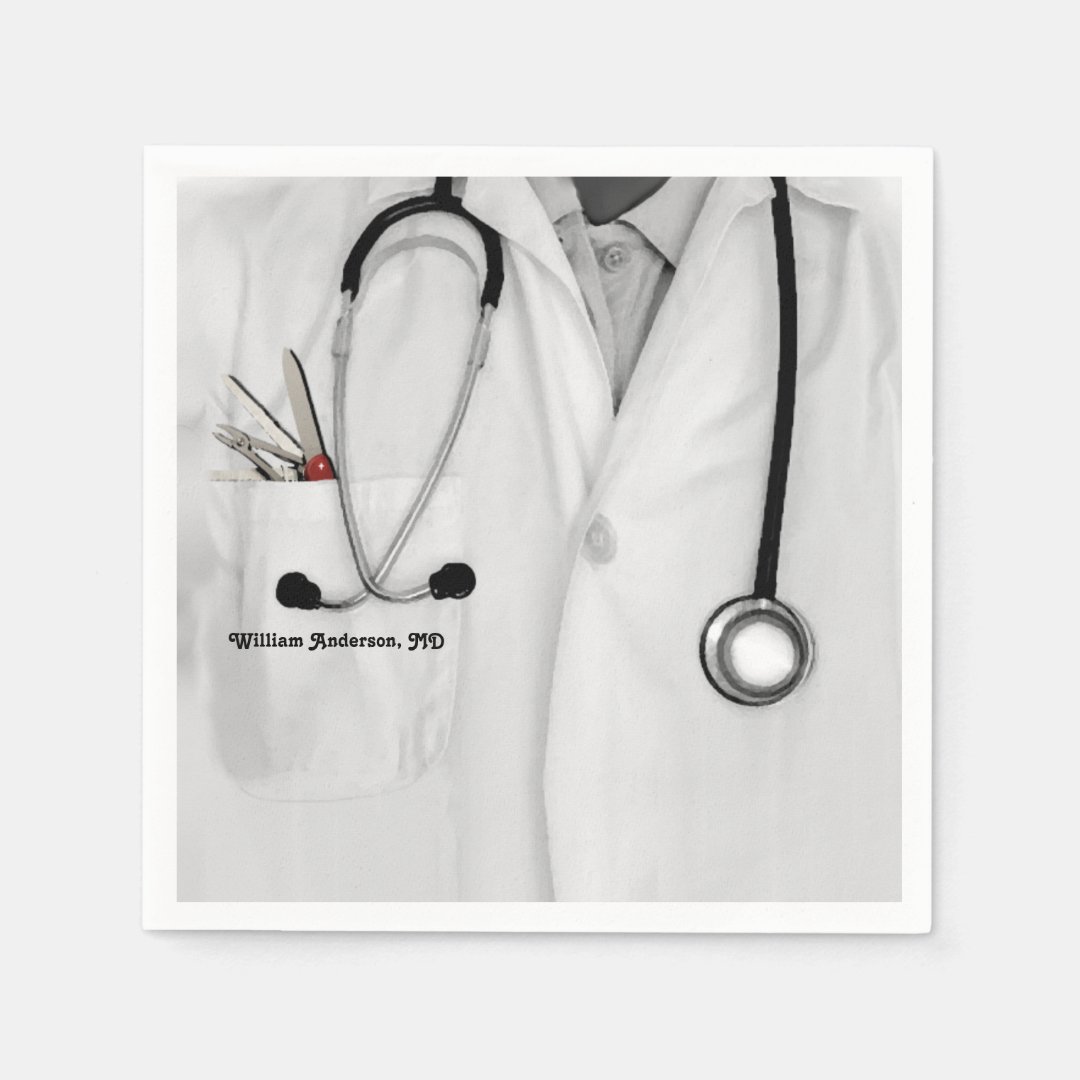 Medical Doctor Napkins | Zazzle