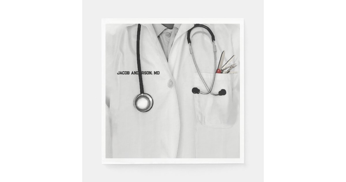 Medical Doctor Napkins | Zazzle