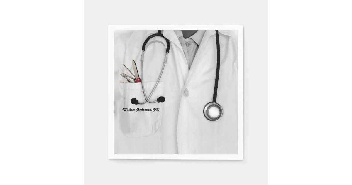 Medical Doctor Napkins | Zazzle