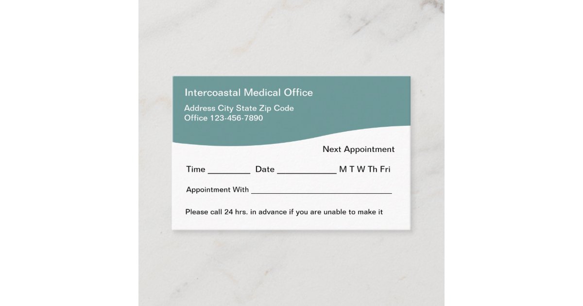 Medical Doctor Office Appointment Reminders | Zazzle.com