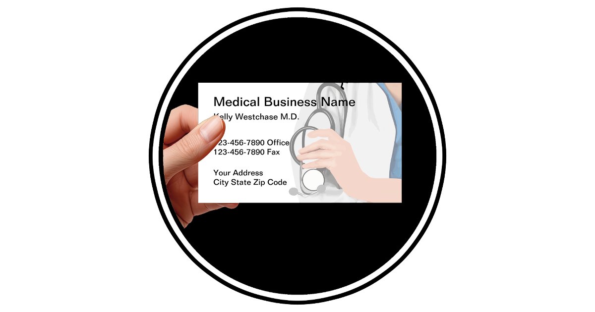 Medical Doctor Office Business Cards | Zazzle