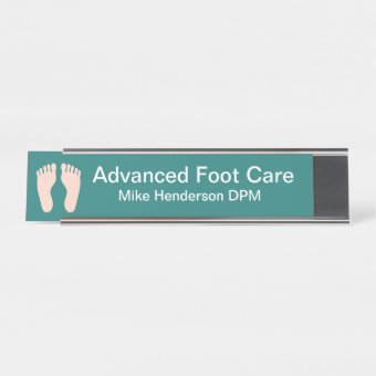 Medical Doctor Office Desk Name Plate | Zazzle