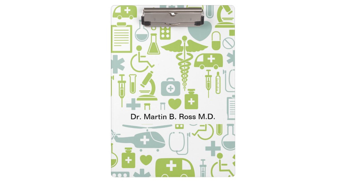 Medical Doctor Personalized Clipboard | Zazzle