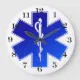 Medical EMS Symbol Large Clock | Zazzle