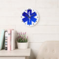 Medical EMS Symbol Large Clock | Zazzle