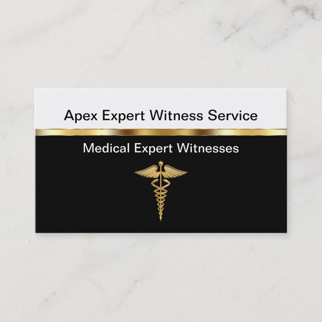 Medical Expert Witness Business Cards | Zazzle