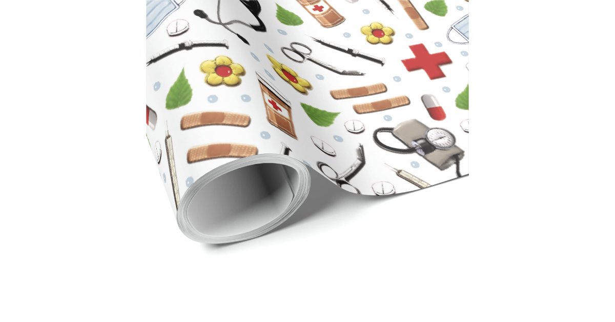 Medical Gift Wrapping Paper | Zazzle