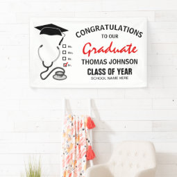 Medical Graduate | Congratulations New Doctor Banner | Zazzle
