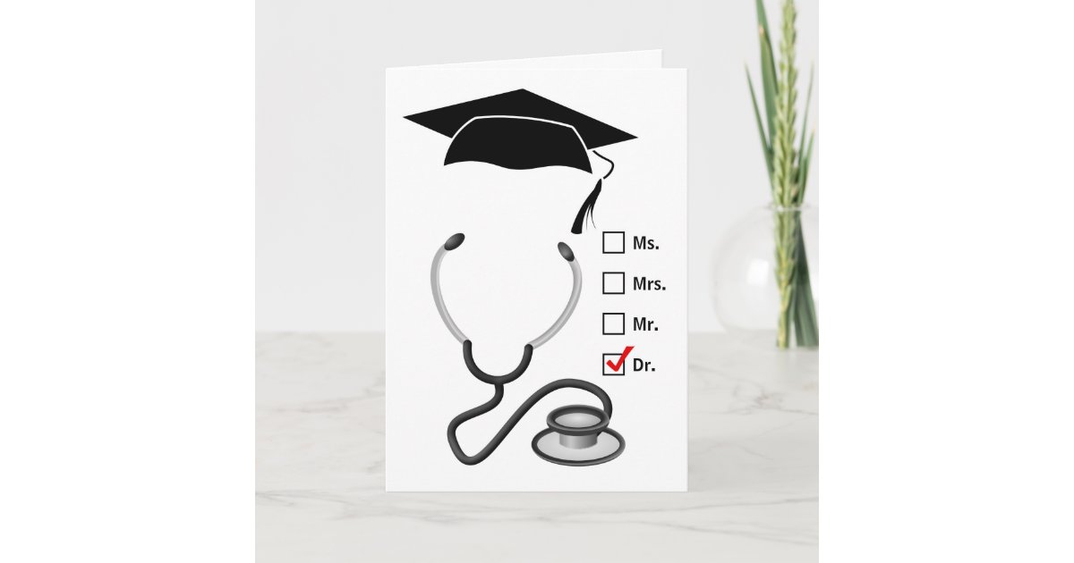 Medical Graduate | Congratulations New Doctor Card | Zazzle.com