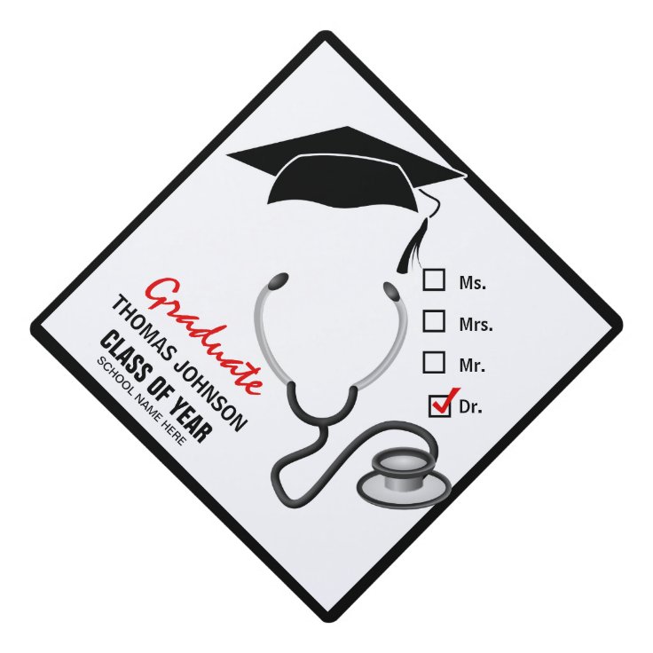 Medical Graduate | Congratulations New Doctor Graduation Cap Topper ...