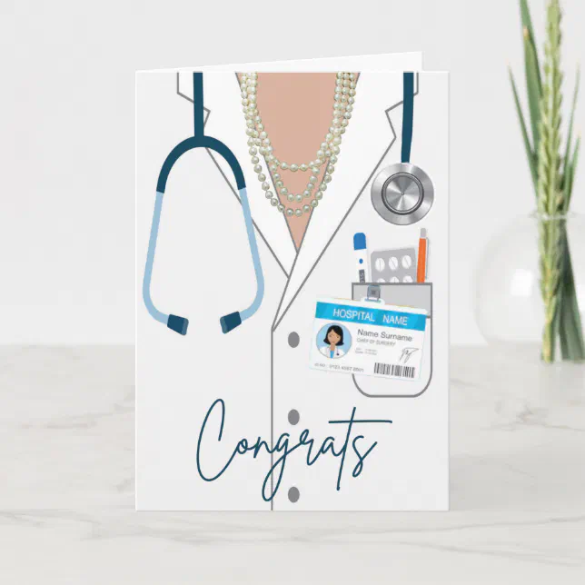 medical graduation card | Zazzle