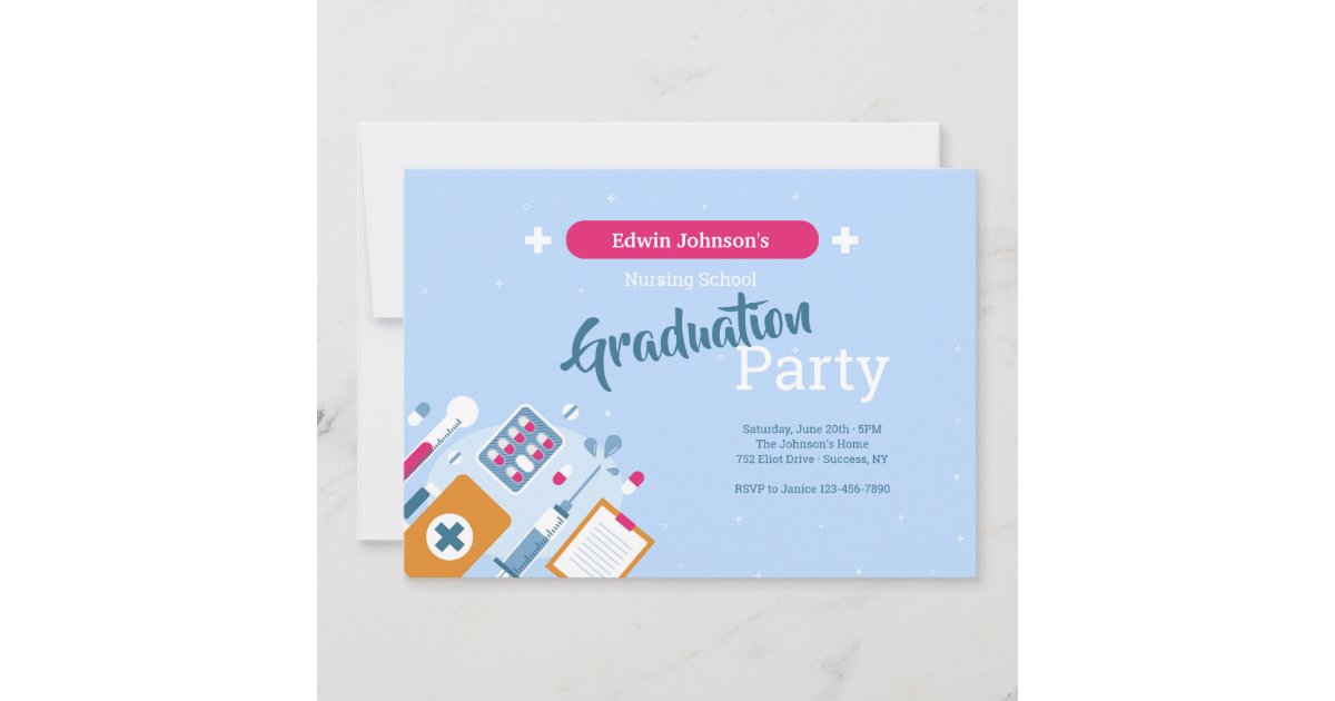 Medical Graduation Party Invitation | Zazzle
