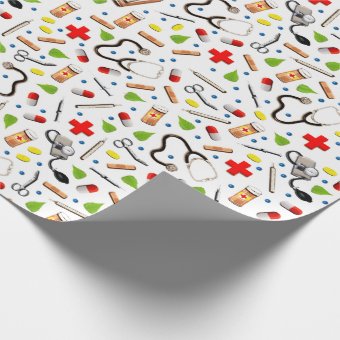 Medical Healthcare Wrapping Paper | Zazzle