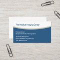 Medical Imaging Diagnostic Medical Sonographer Business Card | Zazzle
