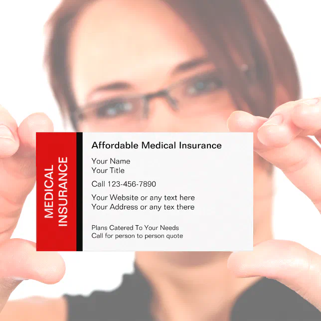 Medical Insurance Business Cards | Zazzle