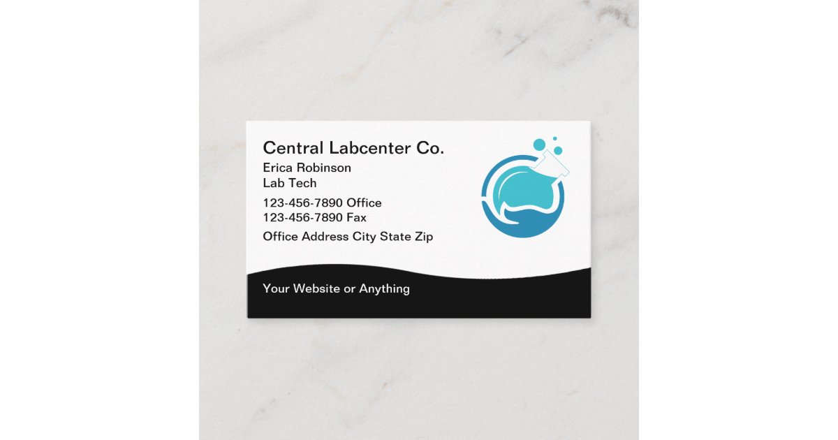 Medical Lab Testing Service Business Cards | Zazzle