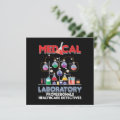 Medical Laboratory Lab Technician Medicine Test Tu Invitation | Zazzle