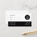 Medical Logo Appointment Reminder Business Cards | Zazzle