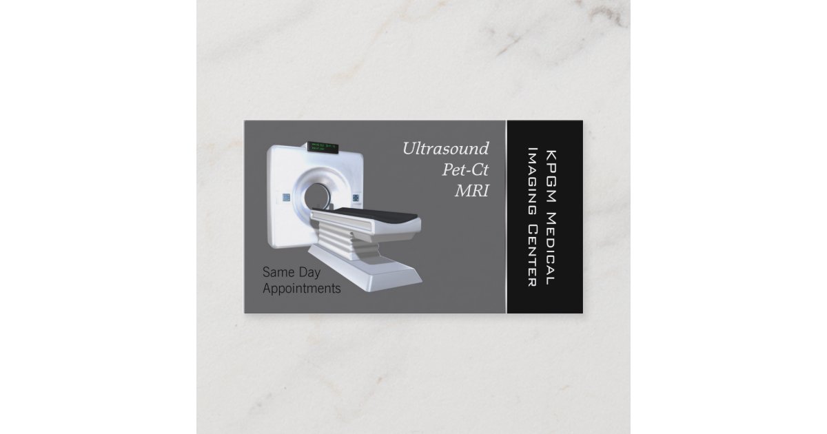 Medical MRI imaging Business Card | Zazzle