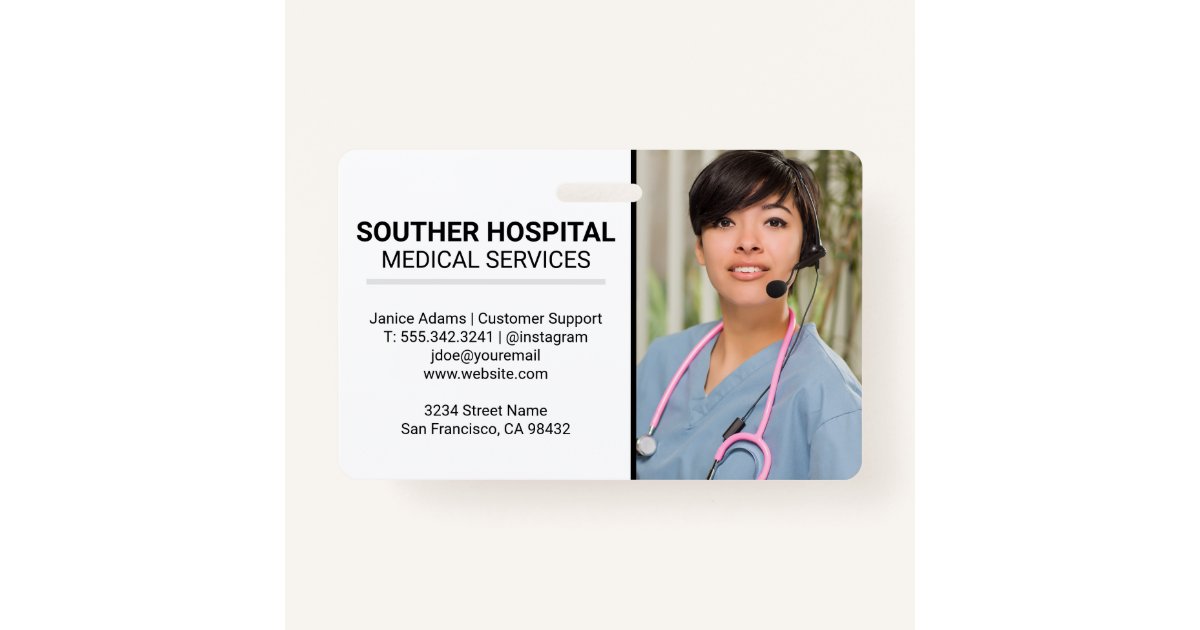 Medical Nurse | Customer Service Badge | Zazzle