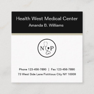 Nurse Practitioner Business Cards - Business Card Printing | Zazzle