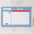Medical Nurse Theme Personalized Monthly Calendar Paper Pad | Zazzle