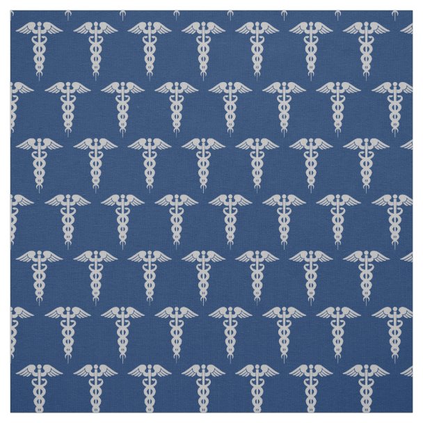 Medical Design Pattern Fabric | Zazzle.com