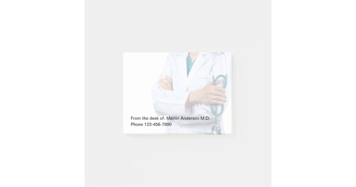 Medical Office Staff From The Desk Of Post-it Notes | Zazzle
