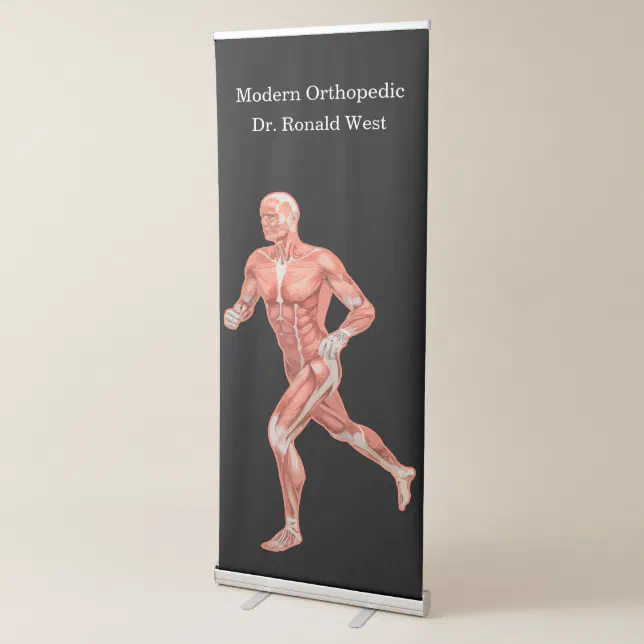 Medical Orthopedic Doctor Muscle System Theme Retractable Banner | Zazzle