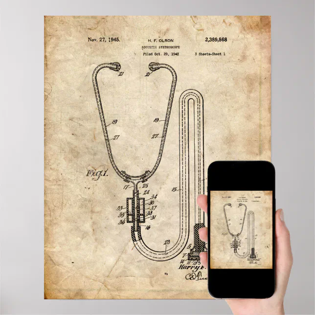 Medical Patent Poster | Zazzle