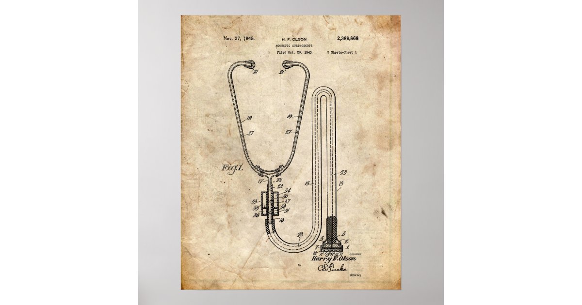 Medical Patent Poster | Zazzle